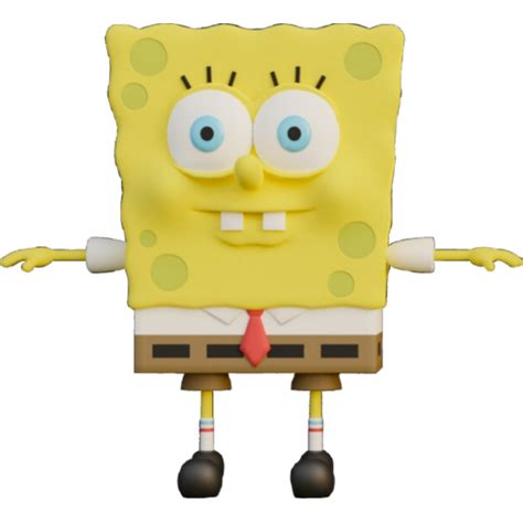 Spongebob 3d Model Mike Defensor Png By Polexlim On Deviantart