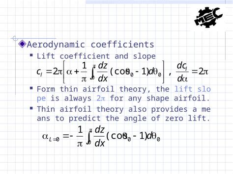 Ppt Chap4 Incompressible Flow Over Airfoils Outline Airfoil Nomenclature And Characteristics