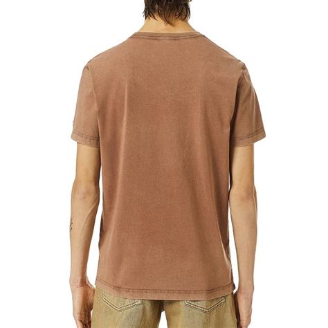 Diesel ディーゼル 半袖ポケットtシャツ カットソー メンズ ワンポイントオーバルdロゴ ダイトリートメント T Worky Dov