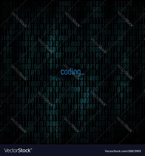 Coding Abstract Background Matrix With Binary Vector Image
