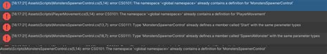 Unity C Code Was Working Then When I Saved It Stopped Working Stack