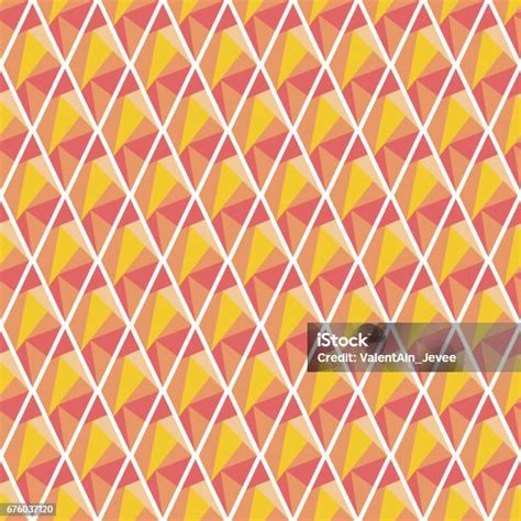 Pola Geometris Vektor Yang Mulus Latar Belakang Simetris Dengan Ketupat