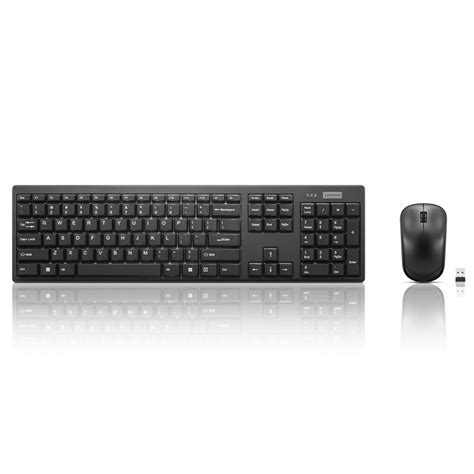 Lenovo 100 Wireless Keyboard And Mouse Combo Cordless Set With Spill