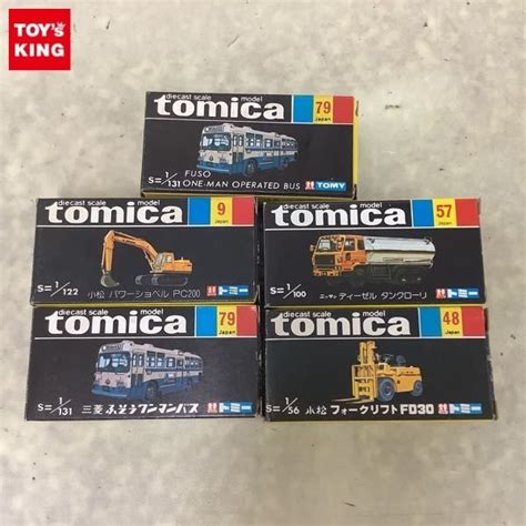 Yahoo オークション 1円 黒箱トミカ 小松 フォークリフトFD30 ニッ