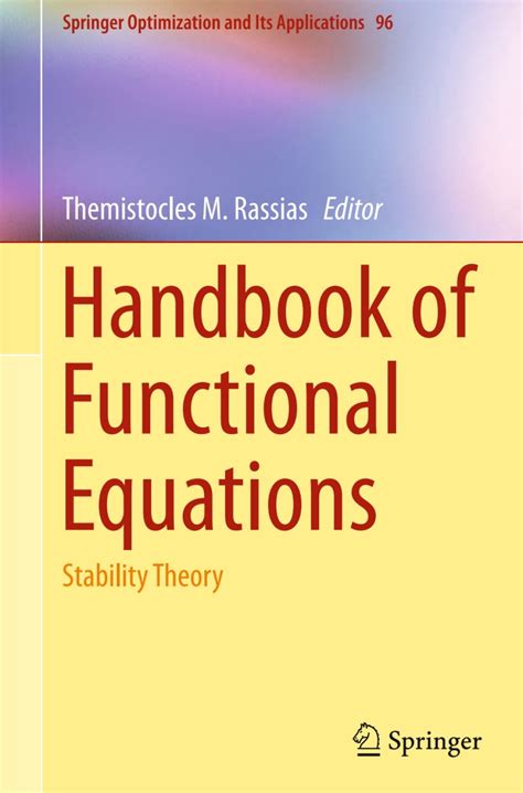 Handbook Of Functional Equations Stability Theory Premiumjs Store