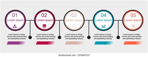 Rabostic Planning Model Icons Infographic Template Stock Vector