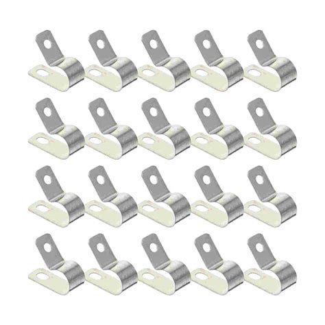 R 타입 클램프 코드 고정 거치대 편리한 와이어 정리함 케이블 보관 로프 클립 금속 브래킷