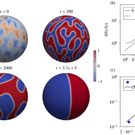 Numerical Solution For The Surface Cahn Hilliard Model On Benchmark Download Scientific Diagram