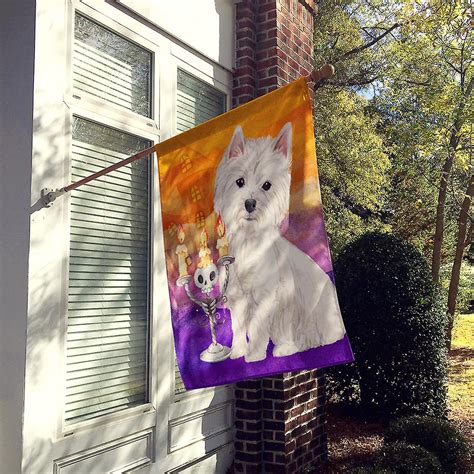 Carolines Treasures Ck3193chf Hallween Westie House Flag Fruugo Uk