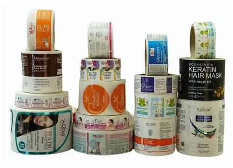 Multicolor Pp Label Sticker Roll Size 30x50mm At ₹ 055piece In New Delhi