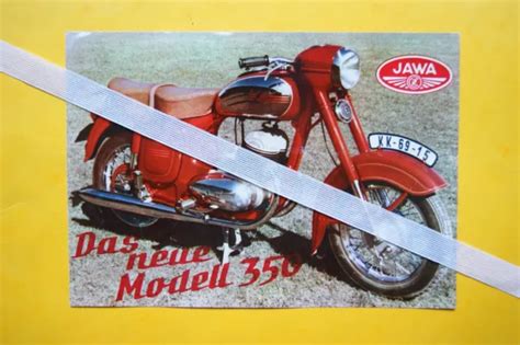 PROSPEKT SALES BROCHURE Technische Daten Typenblatt JAWA 350
