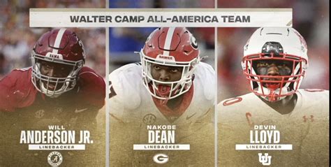 2021 All America Team Walter Camp Football Foundation