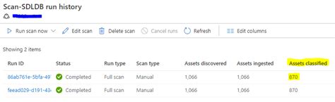 Purview Scanning On Oracle Databases Not Classifying Data Assets Microsoft Community Hub