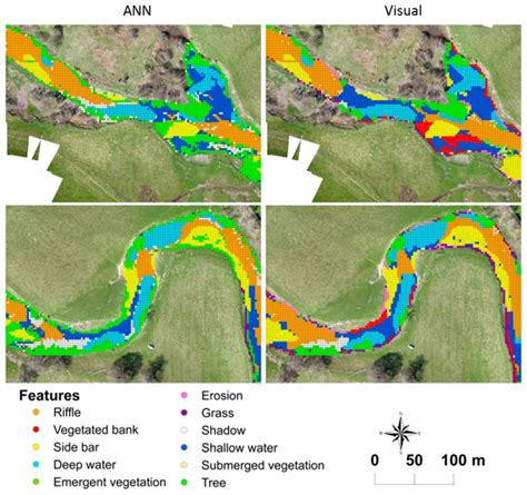 Automated Identification Of River Hydromorphological Features Using Uav High Resolution Aerial