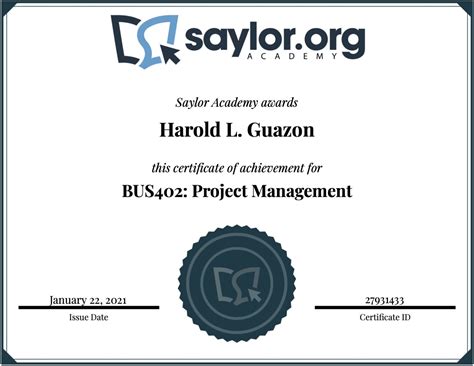 Harold G Saylor Academy Offers Challenging Courses Take Advantage Of It Saylor Academy