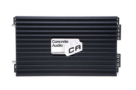 CA1000 1DPRO Class D Mono Strapable Bass Amplifier Concrete Audio