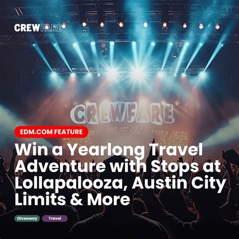 Crewfare On Linkedin Win A Yearlong All Expenses Paid Travel