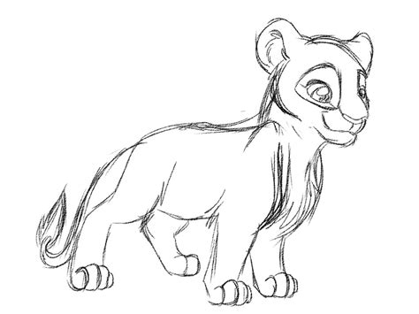 Cub Nala Sketch By Uunicornicc On Deviantart