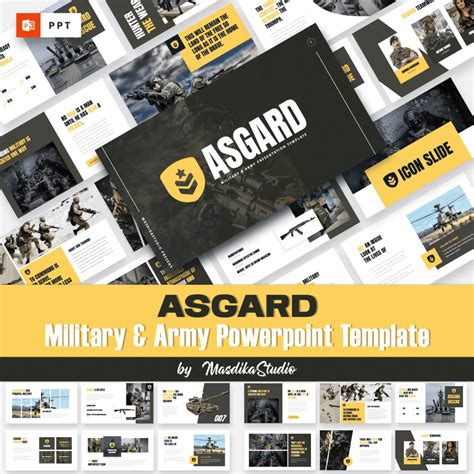 Asgard Military And Army Powerpoint Template Masterbundles