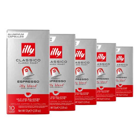 50 Cápsulas para Nespresso Café Italiano Illy Clássico