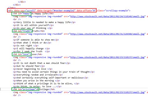 The Aspnet Mvc Club Bootstrap Tutorial Lesson 14 Responsive Tabs With Scrollspy