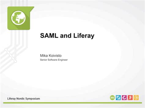 Saml And Liferay Ppt