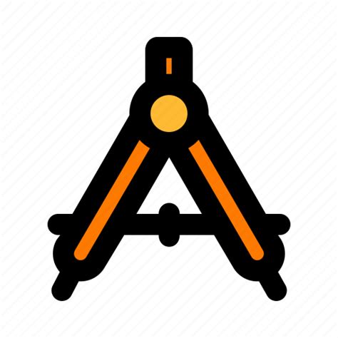 Compass Construction Tool Draw Icon Download On Iconfinder