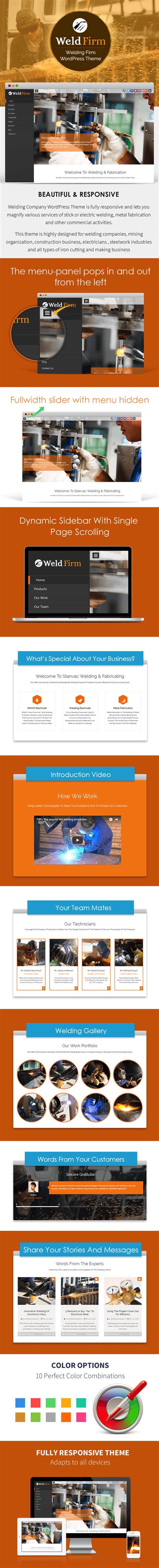 Weldfirm Welding Company Wordpress Theme Inkthemes