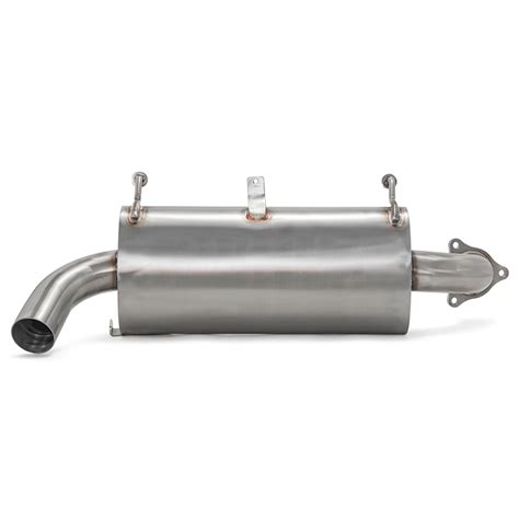 B2b Stainless Steel Slip On Exhaust Muffler For Polaris Rzr Xp 1000