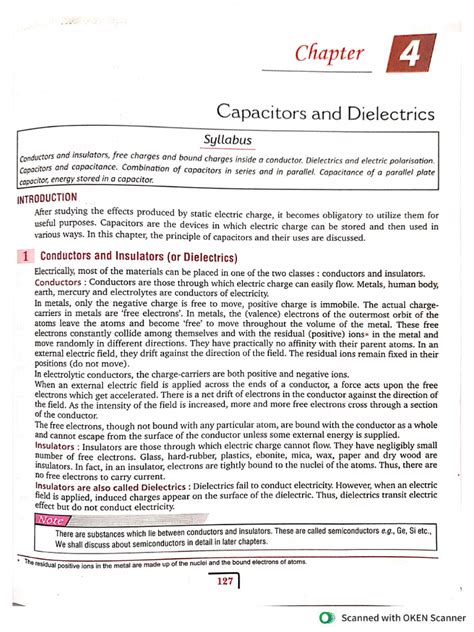 Ch 4capacitors And Dielectrics 1 Pdf