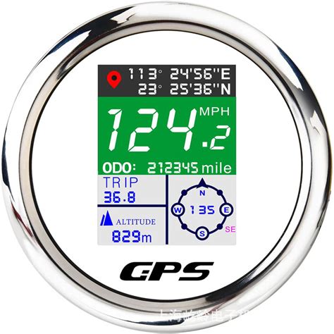Gps Speedometer Odometer Car Ship Refitted Universal Speedometer Code Meter 9 32v With Latitude