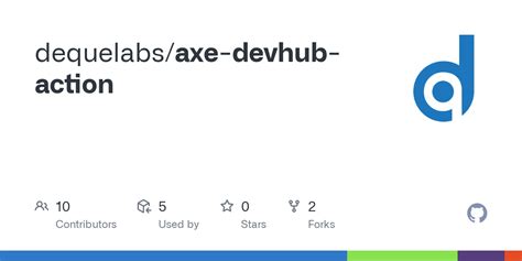 github dequelabs axe devhub action