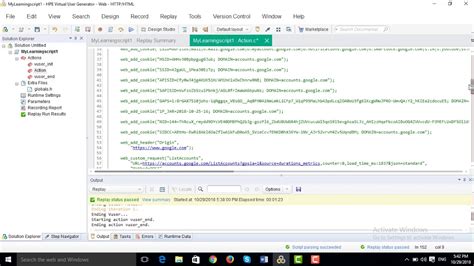 Replaying Or Debugging Loadrunner Recorded Script Youtube
