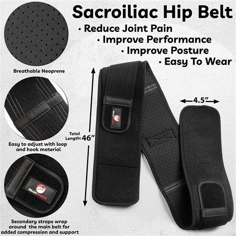 Sacroiliac Si Belt For Men And Women Si Joint Belt Alleviates And