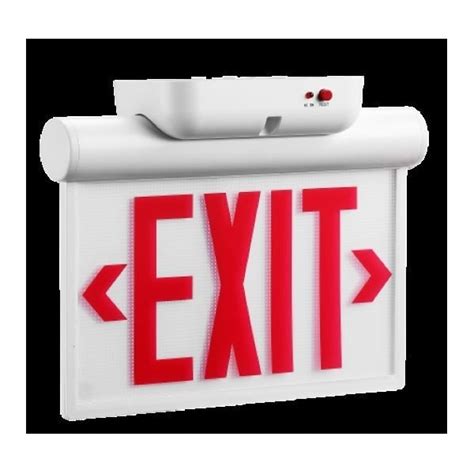 Beghelli Led Edge Lit Exit Sign Cycecohtluwcs Cycecohtluwcs Zoro