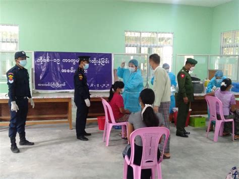 ဆားလင်းကြီးမြို့နယ်တွင် ဦးစားပေးအုပ်စုအလိုက် ကိုဗစ် ၁၉ရောဂါကာကွယ်ဆေး တစ