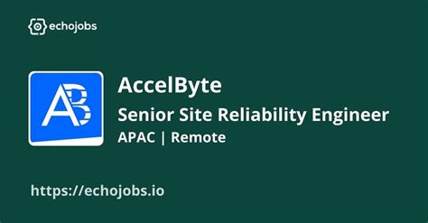 Accelbyte Is Hiring Senior Site Reliability Engineer Apac Remote Docker Terraform Kubernetes