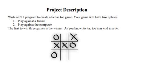 Write A C Program To Create A Tic Tac Toe Game