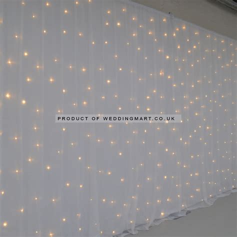 3mx3m White Led Starlight Wedding Backdrop Warm White Leds For Sale Uks Leading Wholesaler