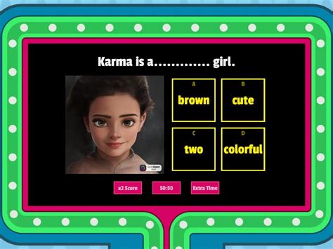 Adjectives Gameshow Quiz