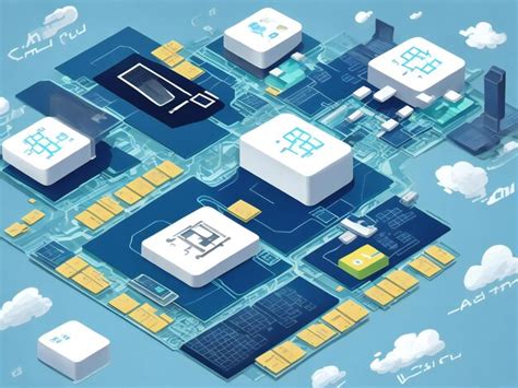 Premium Ai Image Sim Card And Cloud Computer System Illustration Ai Generated