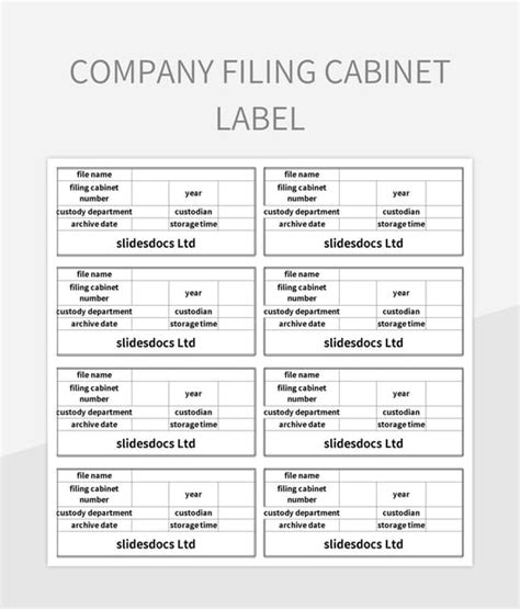 Free Label Templates For Google Sheets And Microsoft Excel Slidesdocs