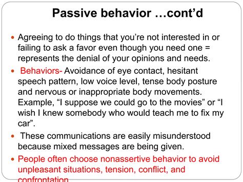 Behavior Type Assertive Ppt
