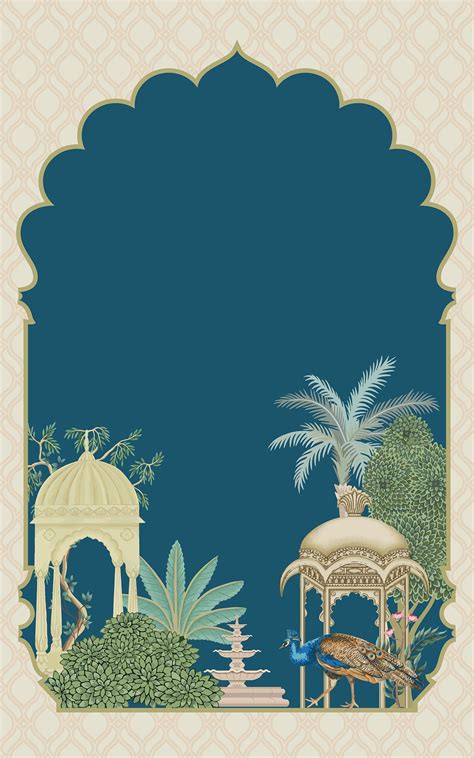 Traditional Mughal Frame Wallpaper Artofit