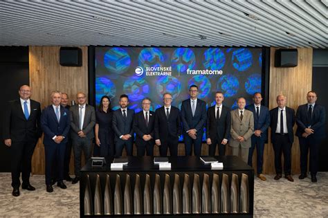 Slovenské Elektrárne And Framatome Sign Agreement For Nuclear Fuel