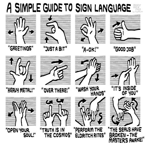 Simple Sign Language For Work