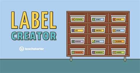 Classroom Label Creator Label Maker App
