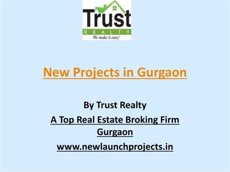 Ppt New Projects In Gurgaon Powerpoint Presentation Free Download