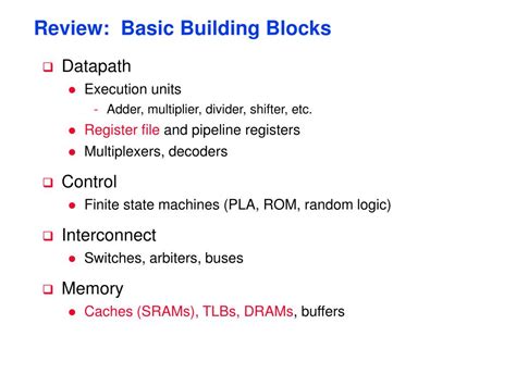 PPT Review Basic Building Blocks PowerPoint Presentation Free Download ID