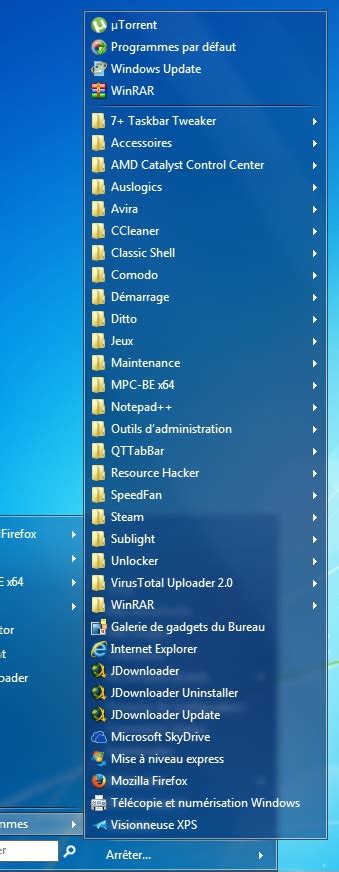 Classic Shell • View Topic Glass Effect In All Programs Menu W The